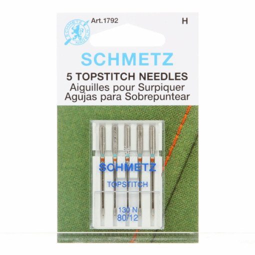 Schmetz Top Stitch Needles - Size 80 - Ackroyd and Adams Ltd