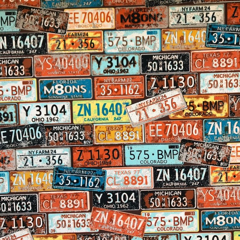 Printed Canvas License Plates Ackroyd And Adams Ltd printed-canvas-license-plates-ackroyd-and-adams-ltd