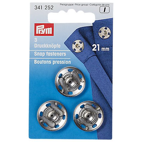 Prym Snap Fasteners - 21mm - Ackroyd and Adams Ltd