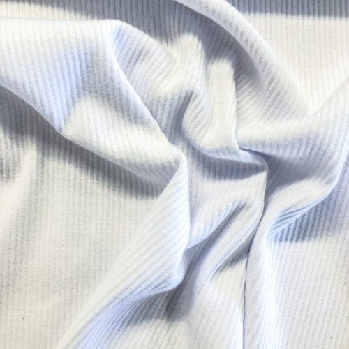 Corded Rib Knit 300gsm - White (substitute Aspen Match) - Ackroyd and ...