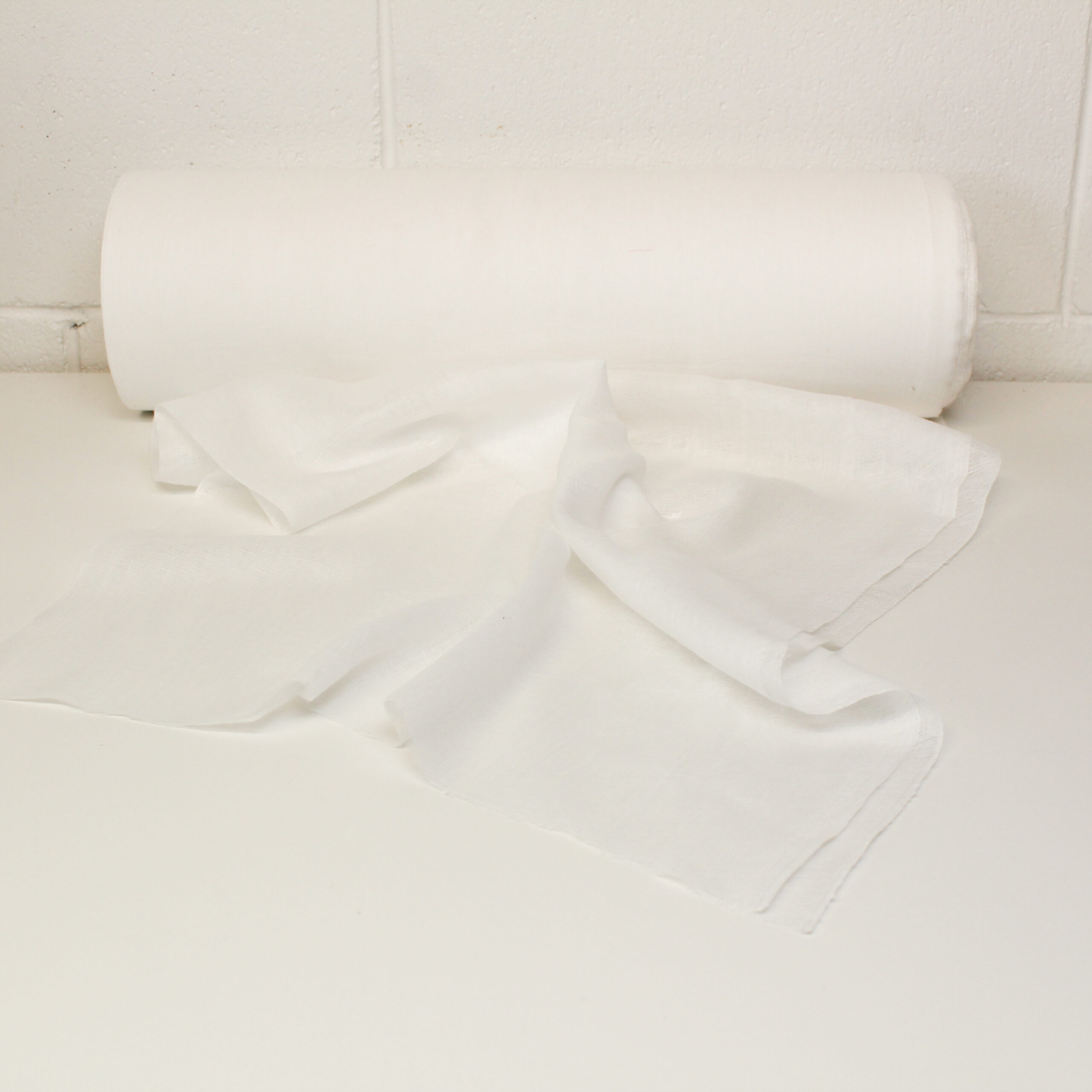 Cotton Muslin - White - Ackroyd and Adams Ltd